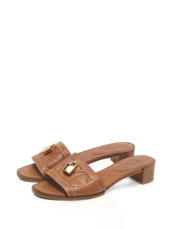 Carolina Herrera Magnolia Leather Heeled Sandals