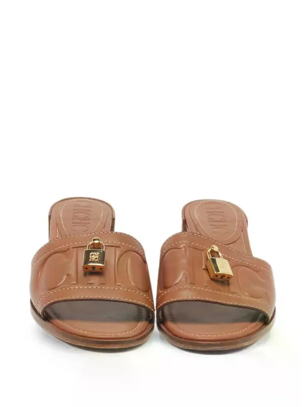 Carolina Herrera Magnolia Leather Heeled Sandals