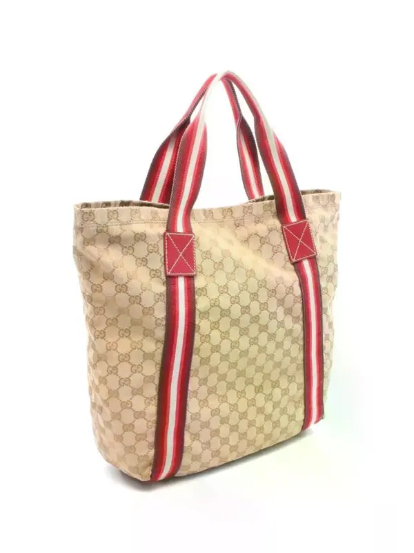 Gucci 2000s Gg Crystal Tote Bag - Neutrals