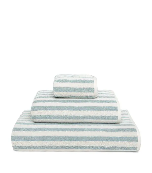 GRACCIOZA Cotton Douro Bath Towel - Blue