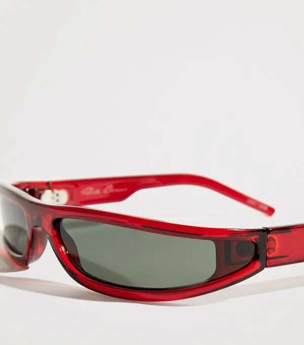 Rick Owens Fog Rectangular Sunglasses