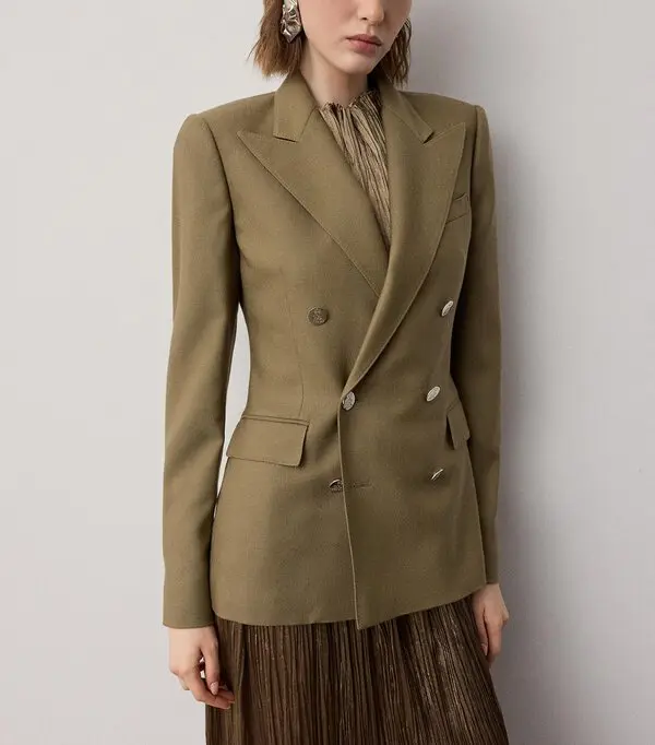 Ralph Lauren Double-breasted Cashmere Jacket