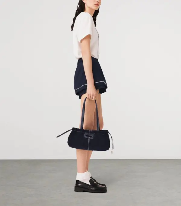 Maje Pleated Skort With Contrast Piping