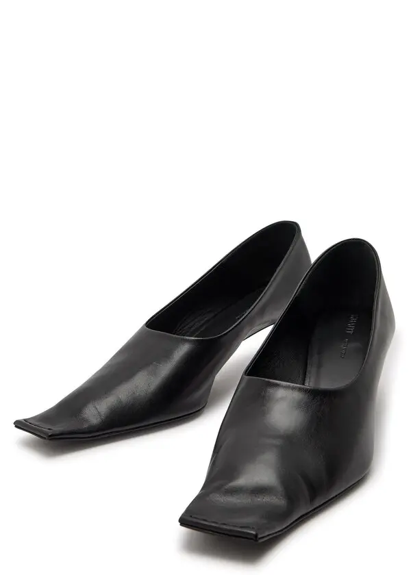 Khaite Marlene 50 Leather Pumps