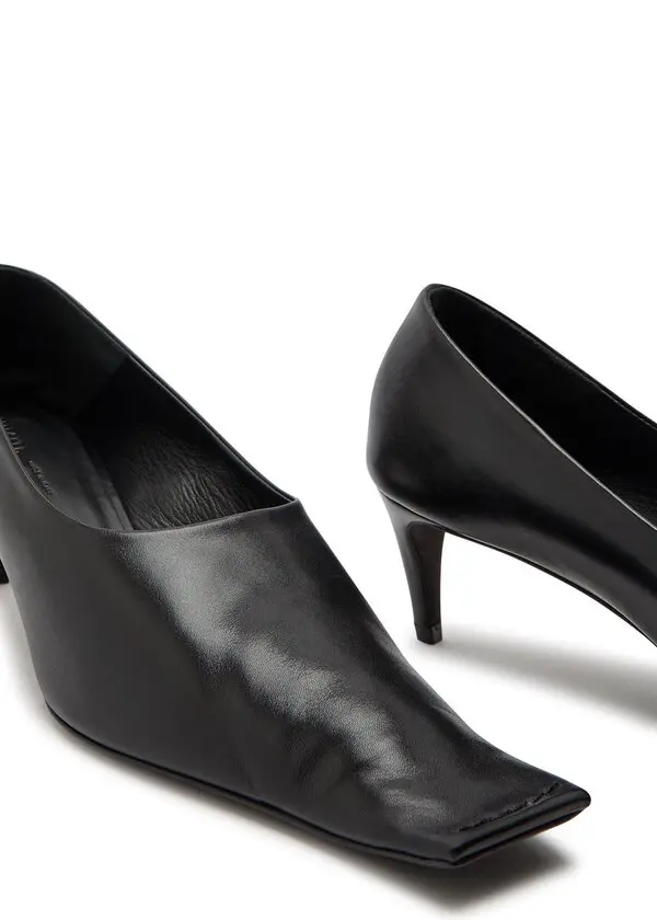 Khaite Marlene 50 Leather Pumps
