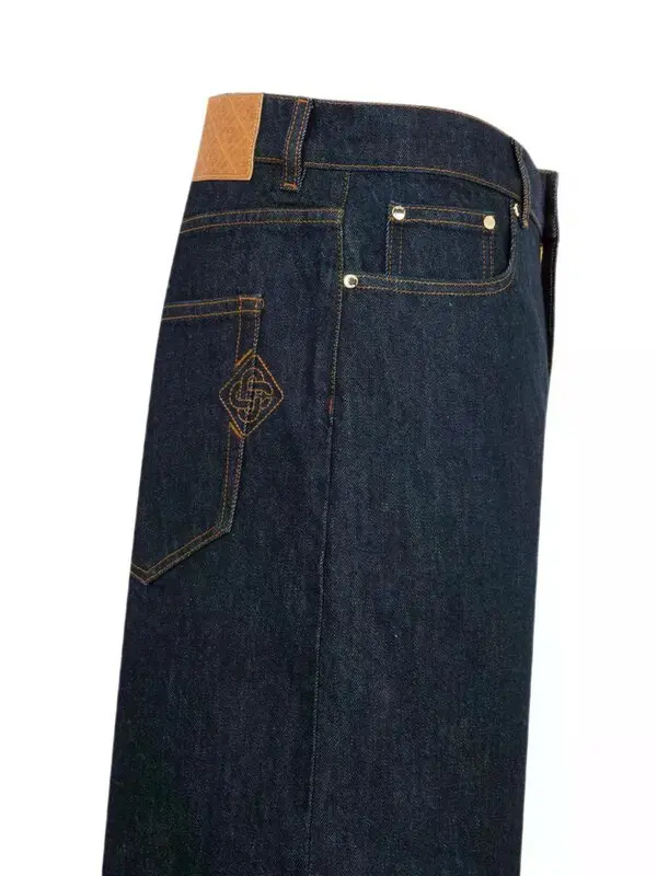 Casablanca Raw Denim Shorts