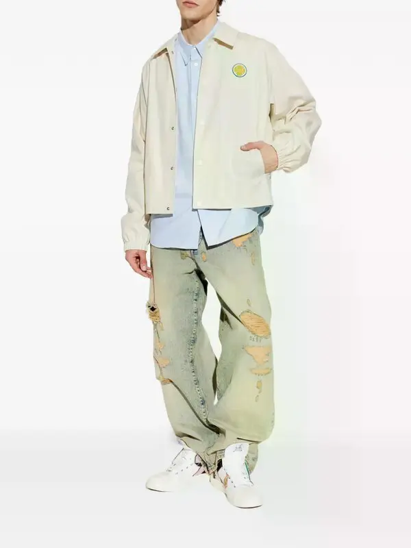 Kenzo Distressed Faded-effect Jeans