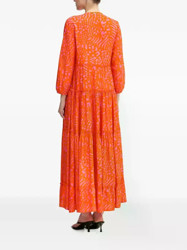 Lola Casademunt Sequin-embellished Tiered Maxi Dress