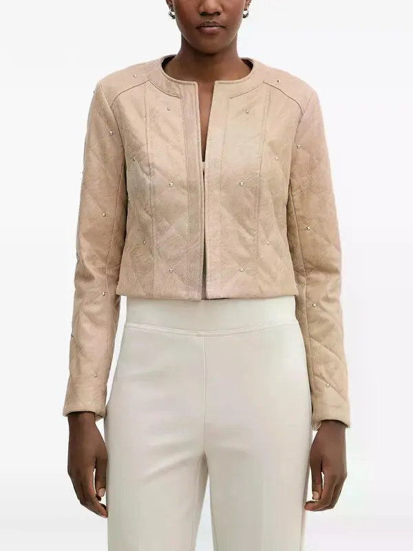 Joseph Ribkoff Quilted Stud-embellished Jacket