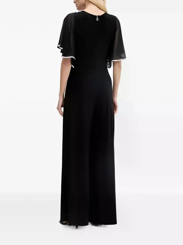 Joseph Ribkoff Embellished Wrap-front Jumpsuit
