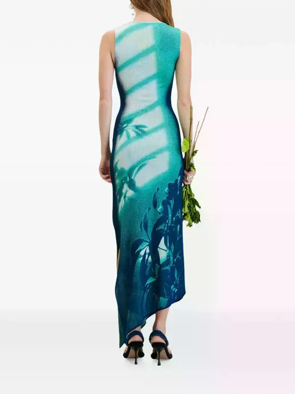 Ph5 Sleeveless Knot Detail Asymmetric Hem Dress