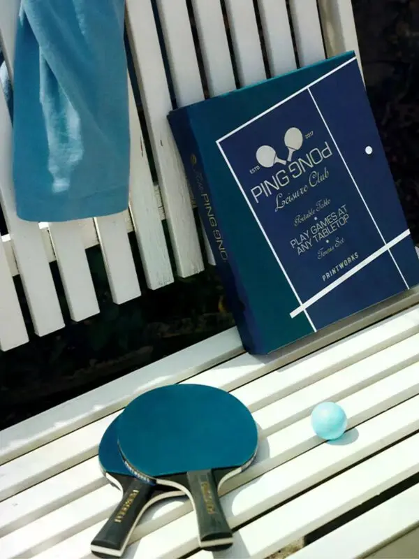 PRINTWORKS Portable Table Tennis Set