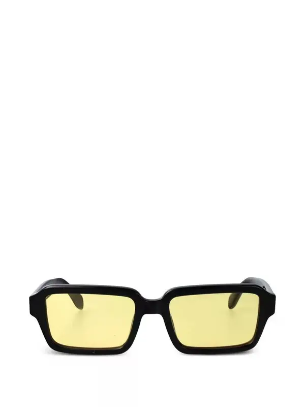 Palm Angels Homer Square-frame Sunglasses - Black