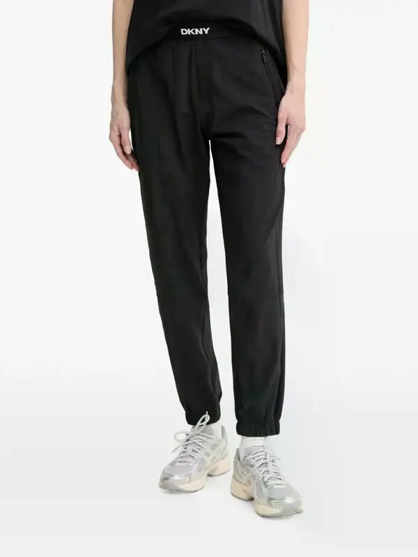 Dkny Logo Waistband Elasticated Cuff Track Pants