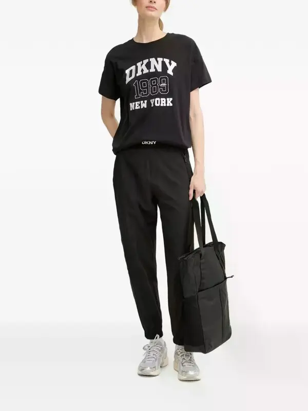 Dkny Logo Waistband Elasticated Cuff Track Pants