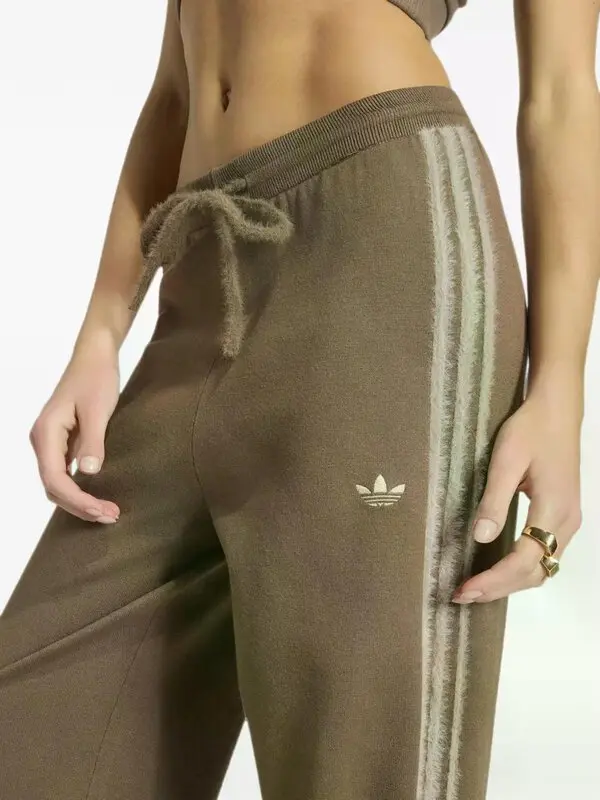 Adidas Firebird Side-stripe Track Pants - Brown