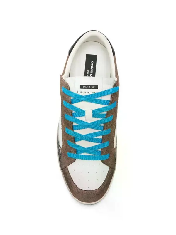 CRIME LONDON Sk8 Deluxe Panelled Sneakers