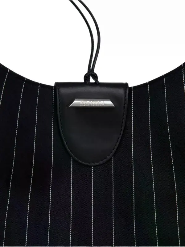 DONDUP Large Pinstripe Shoulder Bag