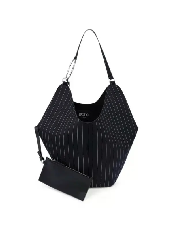 DONDUP Large Pinstripe Shoulder Bag