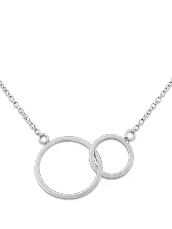 AUREE JEWELLERY Kelso Interlocking Rings Necklace - Silver