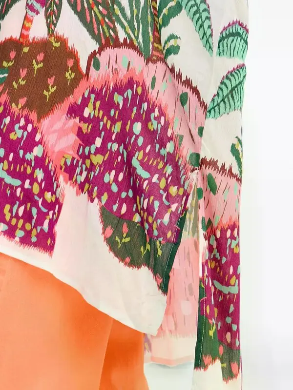 Lola Casademunt Tropical Print Blouse