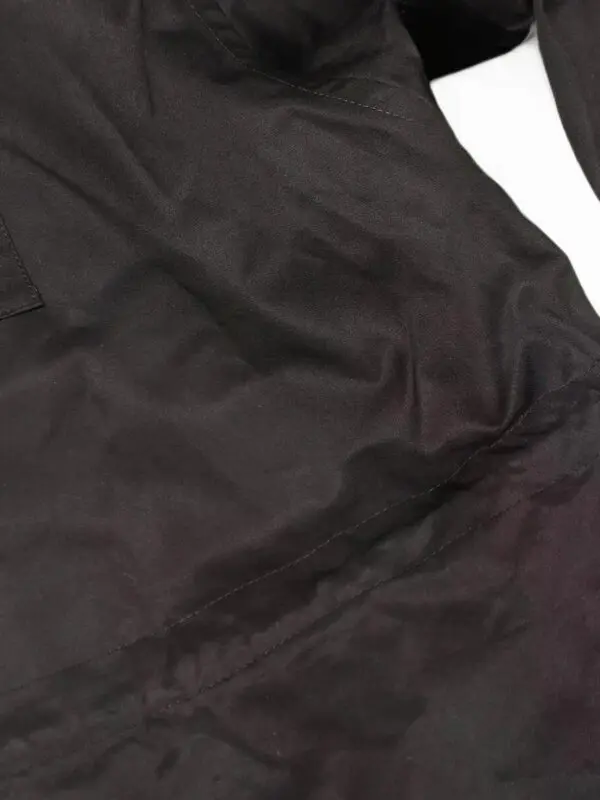 Hermès Cotton Frill Collar Zip-up Blouse