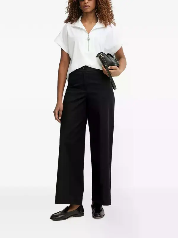 Joseph Ribkoff Quarter-zip Short-sleeve Polo Top