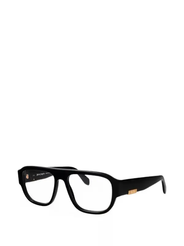 Palm Angels Logo Plaque Pilot Frame Glasses