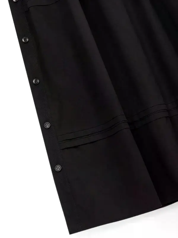 STUDIO TOMBOY Button-detail Tiered Midi Dress