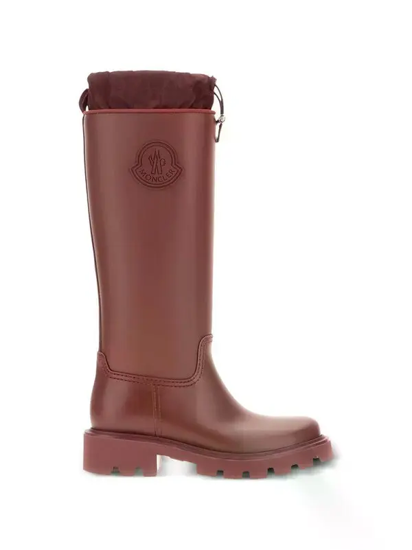 Moncler Knee-high Rain Boots - Red