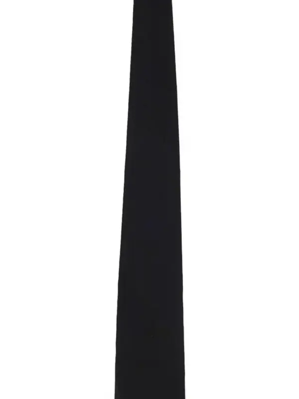 Brunello Cucinelli Narrow Pointed-tip Tie - Black