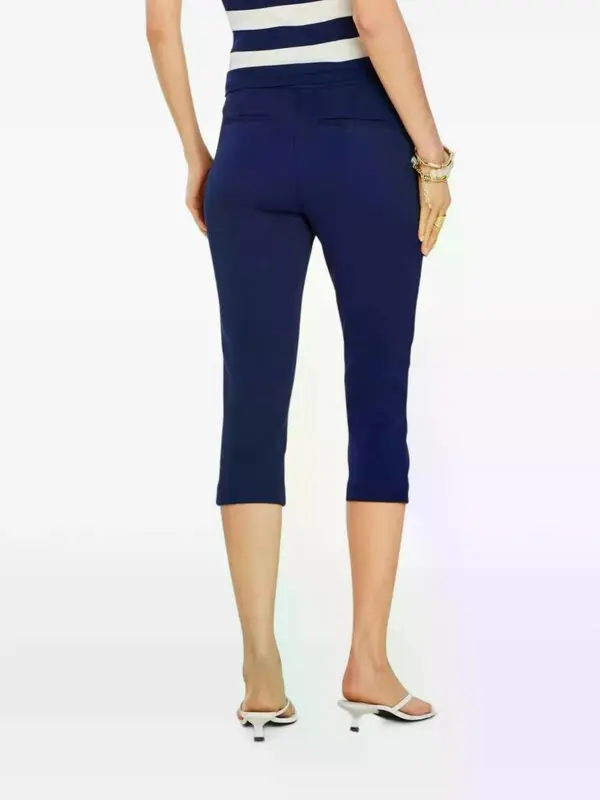 SEROYA Samra Cropped Trousers - Blue