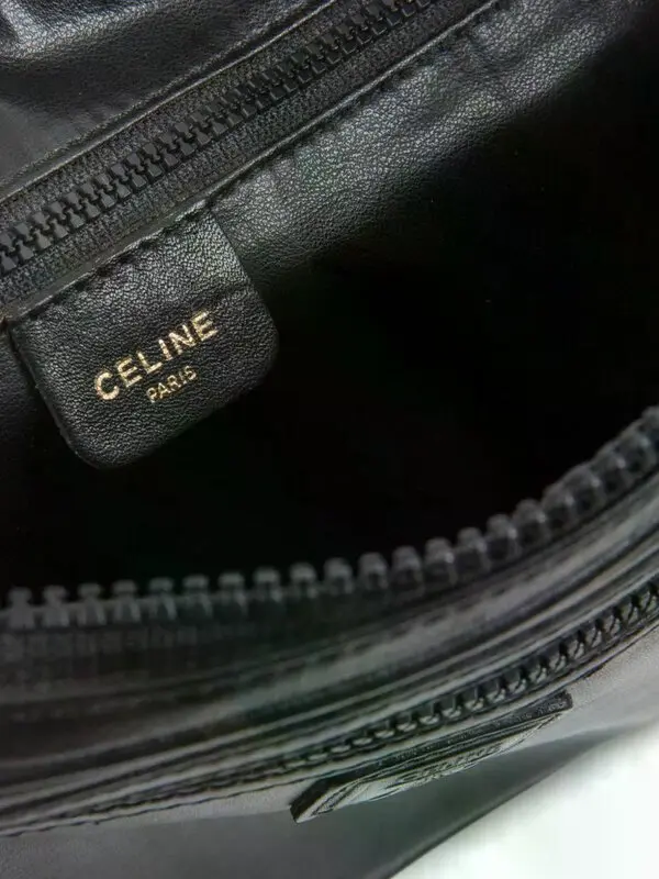 Celine Leather Triomphe Clutch Bag