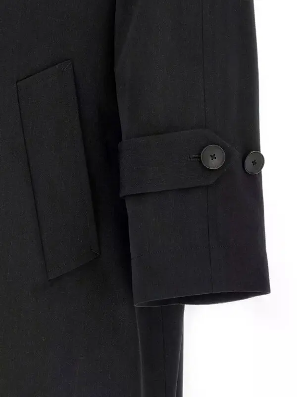 Auralee Gabardine Wool Trench Coat
