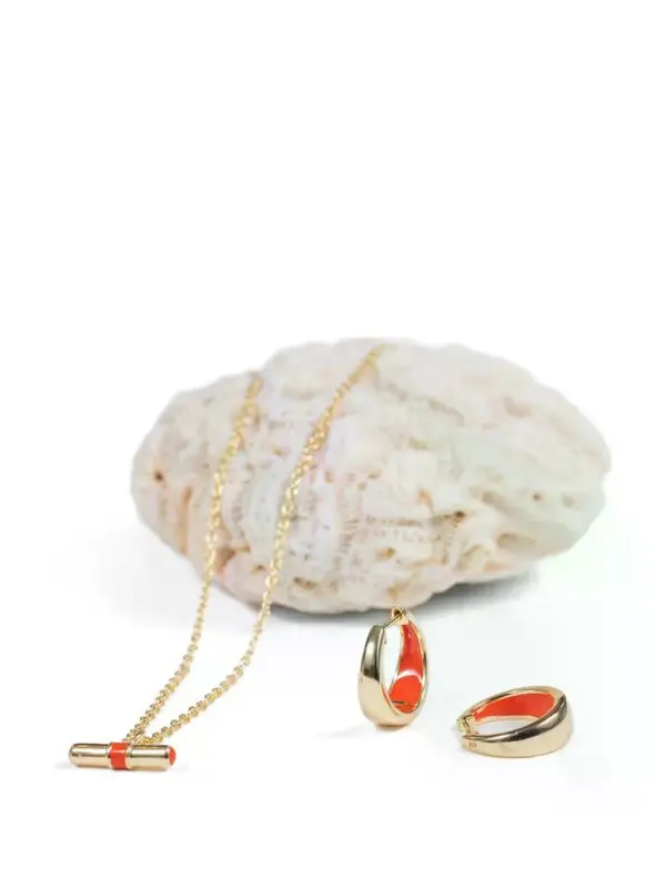 AUREE JEWELLERY Havana T-bar Necklace - Gold