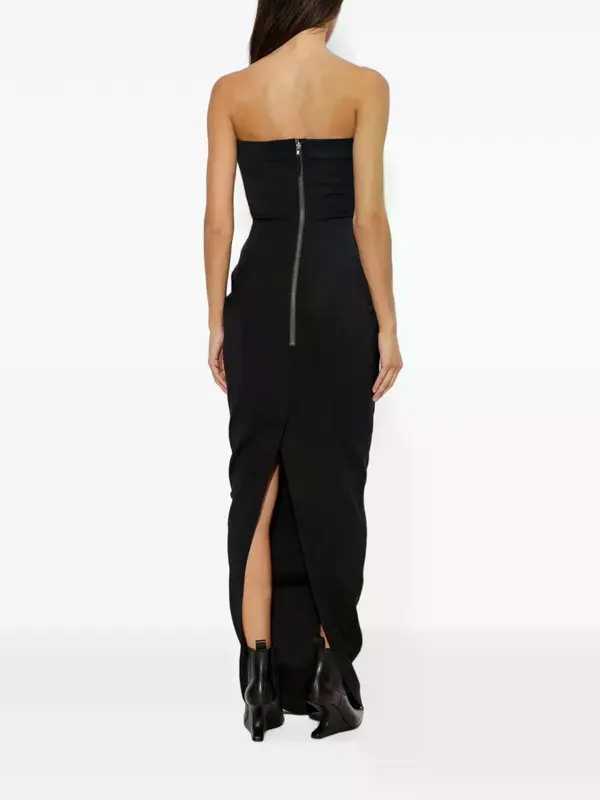 Rick Owens Bustier Strapless Maxi Gown
