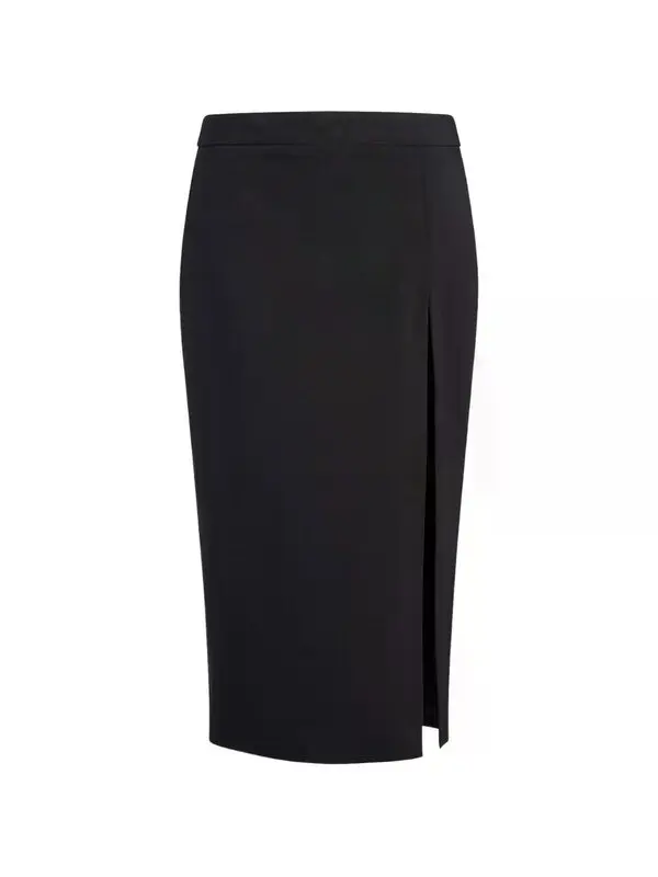 DONDUP Front Slit Pencil Midi Skirt