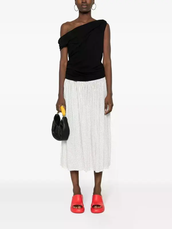 MSGM Draped Detail Sleeveless Top