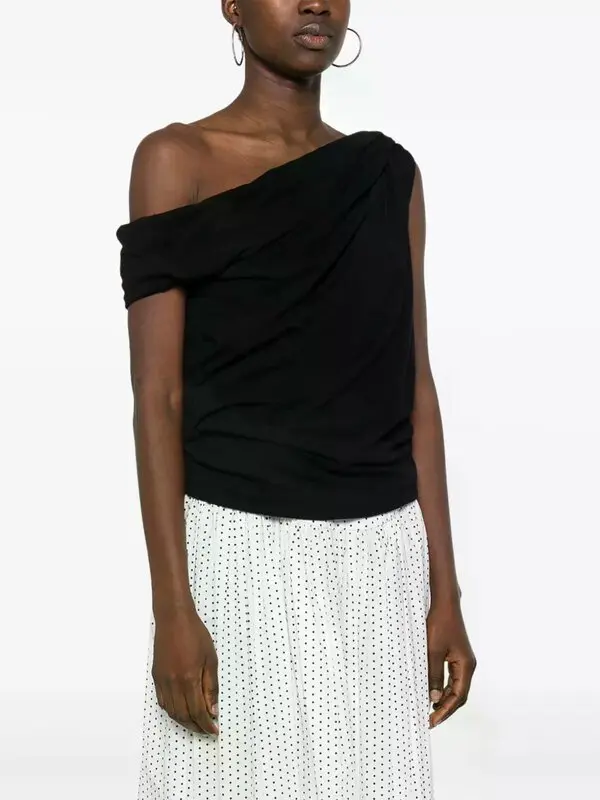 MSGM Draped Detail Sleeveless Top