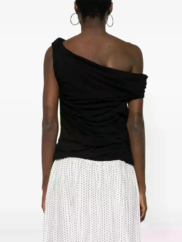 MSGM Draped Detail Sleeveless Top
