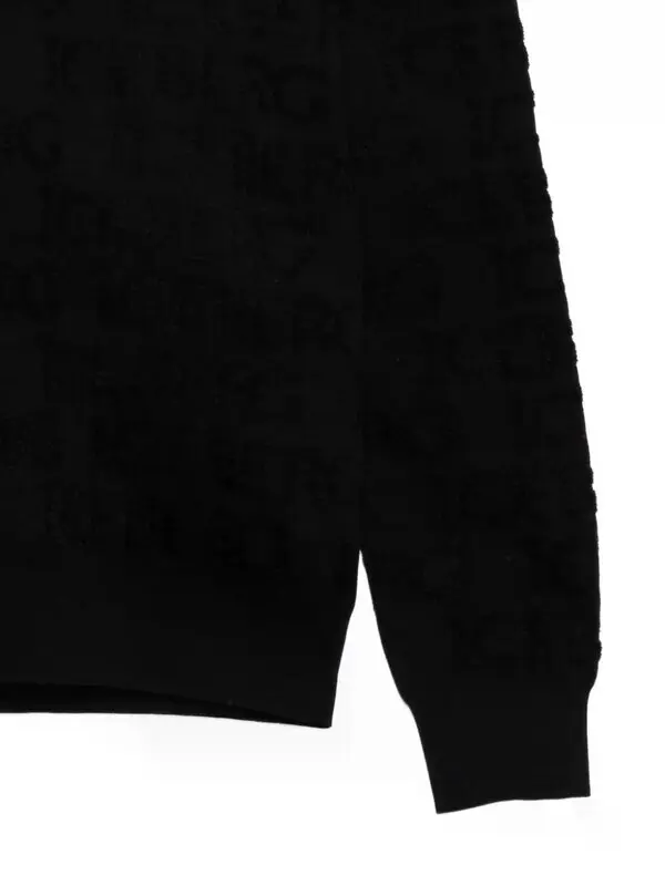 Iceberg Turtleneck Pattern Sweater