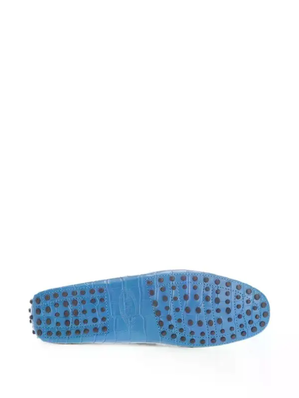 TOD'S Crocodile-effect Loafers