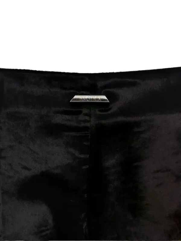 DONDUP Crushed Velvet Flared Trousers