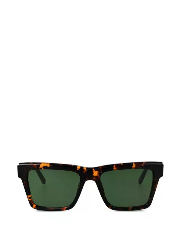 Off-White Virginia Square Frame Sunglasses - Brown
