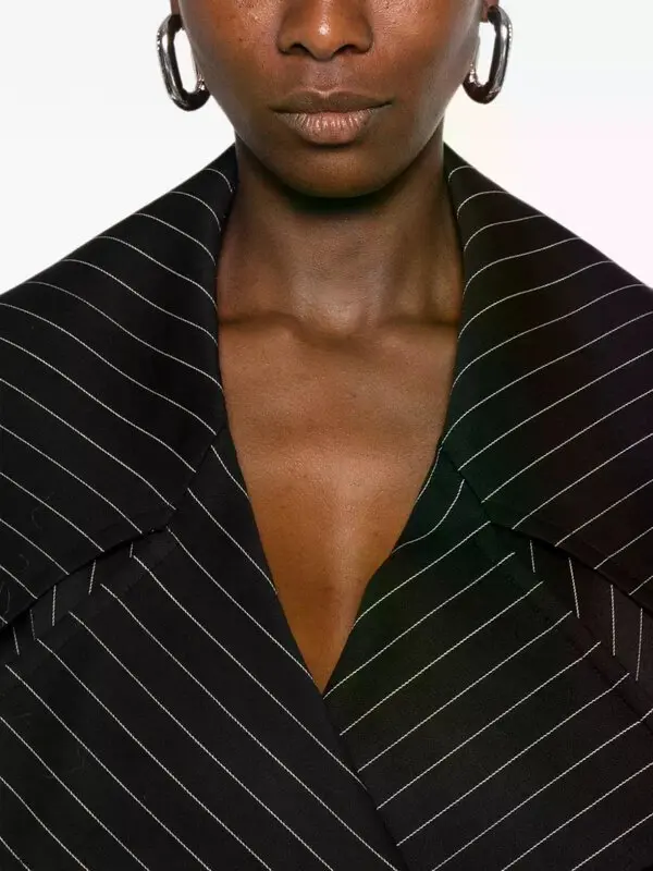 DONDUP Pinstripe Double-breasted Coat