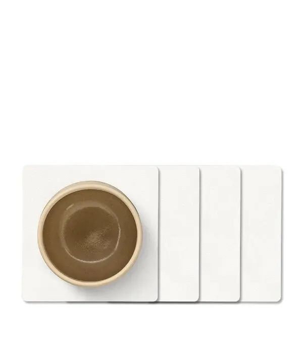 LIND DNA Square Nupo Coasters - White