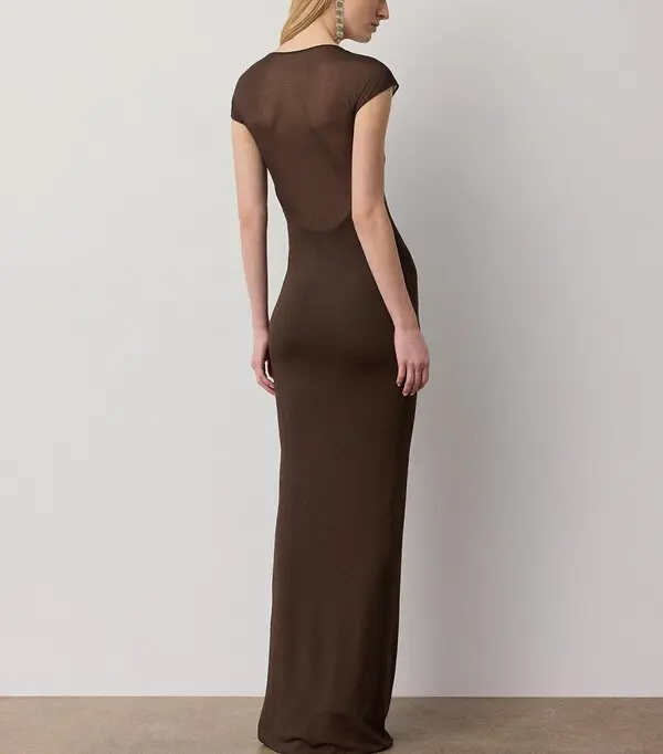 Ralph Lauren Jersey Waverley Maxi Dress