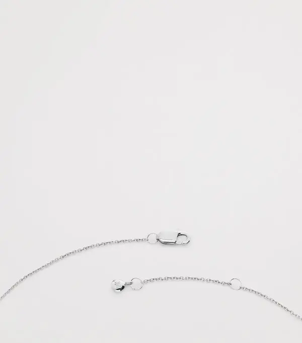 Monica Vinader Sterling Aquarius Zodiac Necklace - Silver