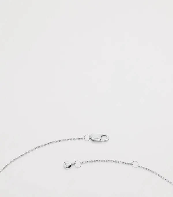 Monica Vinader Sterling Aries Zodiac Necklace - Silver
