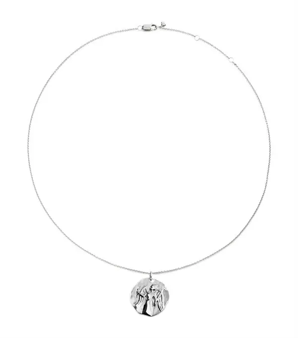Monica Vinader Sterling Virgo Zodiac Pendant Necklace - Silver